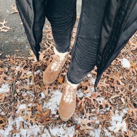 Universal Thread | Shoes | Universal Thread Lace Up Tan Boots | Poshmark